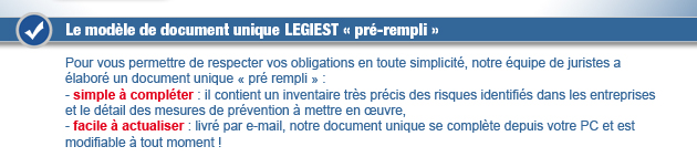 Legiest, tous les documents obligatoires de mise en conformité des entreprises Officiel ...